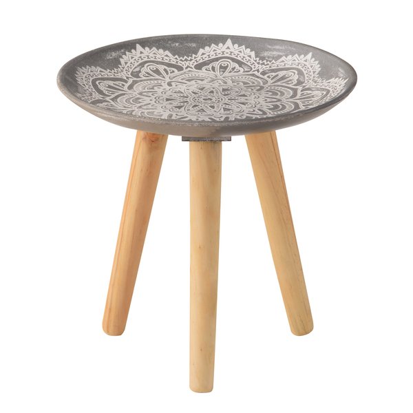 商品名 トレーテーブル素　材 繊維板 天然木(パイン材) ラッカー塗装サイズ φ29.5cm×高さ29.5cm組　立 ねじ込み式耐荷重 3kg (静的耐荷重)重　量 1kg原産地 中国注意事項※色・柄・サイズが多少異なる場合があります。予め...