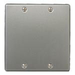 WTA6292　カバープレート2連用 【耐久性に優れた新金属プレート。オフィス・店舗・マンション共用部などにおすすめします。】 ●材質・耐食アルミニウム合金　プラマイ両用ねじ採用 ●アドバンスシリーズ・SO- STYLE専用となります。コス...