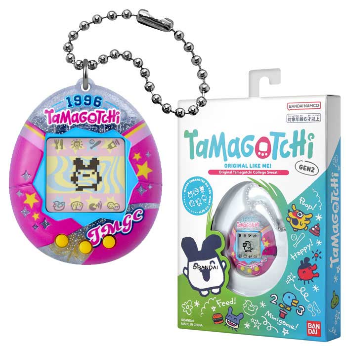 初代「たまごっち」と「新種発見!! たまごっち」の欧米版、 『Original Tamagotchi』シリーズより、 「Original Tamagotchi College Sweat」が発売！ 自分らしい一番のデザインを見つけよう！ チ...