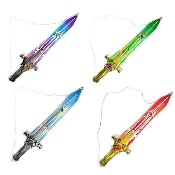膨らませると約65cmになる、おもちゃの剣が入荷しました。 紐が付いているので、背負ったり肩にかけたりできます。 12個まとめ買いセットなので、お祭り・イベントの景品などにおすすめです。 ※膨らんでいない状態でのお届けです。 ◆セット数量：...