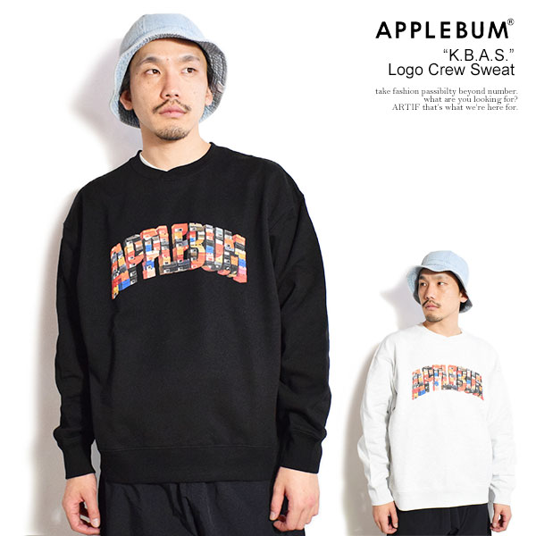 　商品説明 APPLEBUM アップルバム ●商品説明 スニーカー文化へのリスペクトを込めたクルースウェット。 「APPLEBUM」のロゴをシューズボックスで立体的に組み上げ、 ストリートの象徴であるスニーカーヘッズの情熱を表現しました。 ...