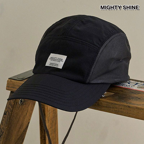 　商品説明 Mighty Shine マイティーシャイン しなやかなナイロン素材をベースに、柔らかいメッシュで 両サイドを切り替えた機能性の高いキャップ。 スポーツテイストからトレンドのゴープコアのような アウトドアを取り入れたファッション...