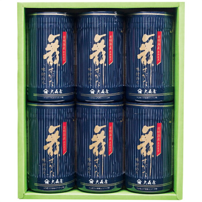 ■商品紹介：有明海産原料を使用した、風味と口溶けの良い味付のりの詰合せ。保存に便利な卓上タイプです。 ■商品内容：味付のり(10切32枚)6個 ■パッケージサイズ：25.5×8.1×30.4cm メーカー希望小売価格はメーカーカタログに基づ...