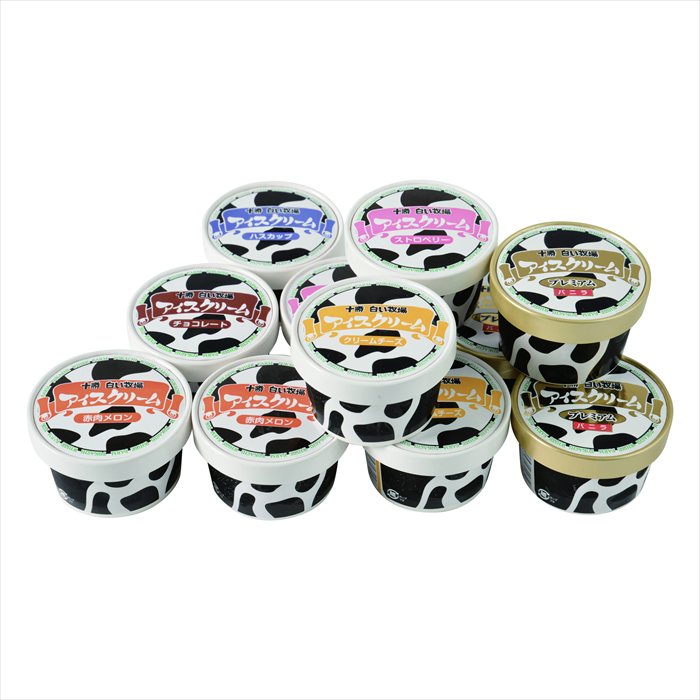 ■商品内容：プレミアムバニラ80ml×3、クリームチーズ・赤肉メロン・ストロベリー各80ml×2、ハスカップ・チョコレート各80ml×1 ■パッケージサイズ： ■賞味期限： ■アレルギー：卵・乳 メーカー希望小売価格はメーカーカタログに基づ...