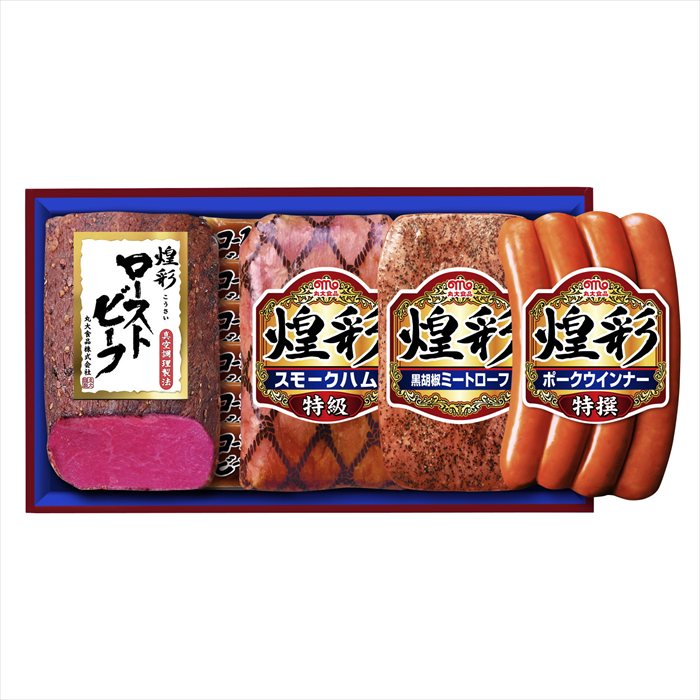 ■商品内容：チルドローストビーフ180g、特級スモークハム180g、ポークウインナープレーン80g、黒胡椒ミートローフ160g、ローストビーフソース（6袋）120g ■パッケージサイズ： ■賞味期限：冷蔵60日 ■アレルギー：卵・乳・小麦・...