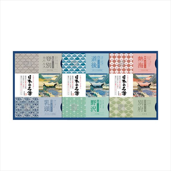 ■商品紹介内容/入浴剤（登別カルルス・乳頭・別府・熱海）:30g×各3・入浴剤（道後・野沢）:30g×各2 ■パッケージサイズ：箱寸/191×398×32 ■重量：約752g メーカー希望小売価格はメーカーカタログに基づいて掲載しています ...