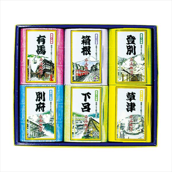 ■商品紹介内容/入浴剤（有馬）:25g×3包×1・入浴剤（箱根）:25g×3包×1・入浴剤（登別）:25g×3包×1・入浴剤（別府）:25g×3包×1・入浴剤（下呂）:25g×3包×1・入浴剤（草津）:25g×3包×1 ■パッケージサイズ：...