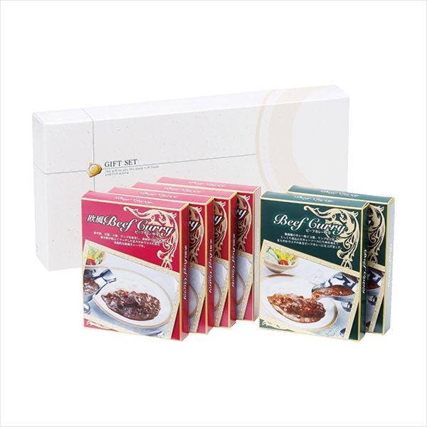 ■商品紹介内容/ビーフカレーレギュラー（中辛）:150g×2・ビーフカレー欧風（中辛）:150g×4《小麦》 ■パッケージサイズ：箱寸/200×420×59 ■重量：約1300g メーカー希望小売価格はメーカーカタログに基づいて掲載していま...