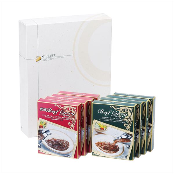 ■商品紹介内容/ビーフカレーレギュラー（中辛）:150g×4・ビーフカレー欧風（中辛）:150g×4《小麦》 ■パッケージサイズ：箱寸/370×290×59 ■重量：約1695g メーカー希望小売価格はメーカーカタログに基づいて掲載していま...