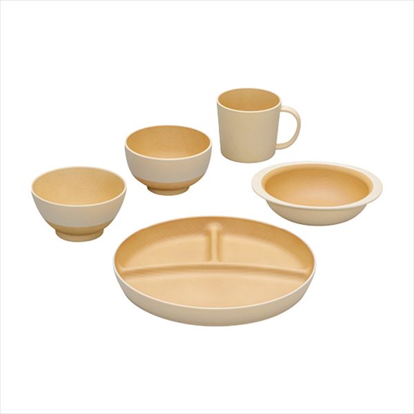 ■商品紹介内容/汁椀:φ10×5.8・約250?×1・飯椀:φ10.5×5.7・約250?×1・マグ:7.8×10.2×7・約230?×1・ボウル:12.5×14.7×3.8・約280m×1・プレート:φ21×2.5×1 材質/PET・AB...