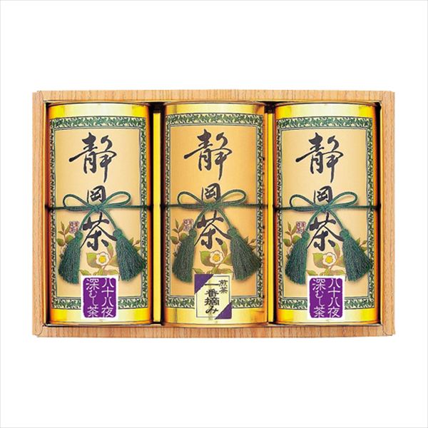 ■商品紹介内容/八十八夜深むし茶:100g×2・一番摘み煎茶:100g×1 ■パッケージサイズ：箱寸/180×265×75 ■重量：約780g メーカー希望小売価格はメーカーカタログに基づいて掲載しています ■さまざまなギフトアイテムをご用...