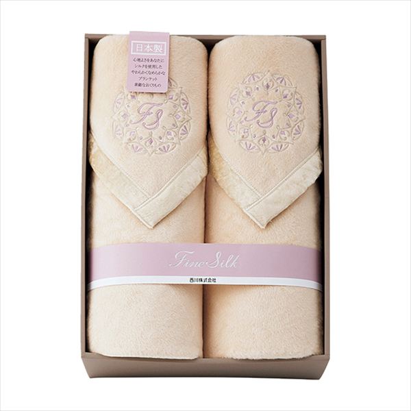 ■商品紹介実寸/140×200 材質/ヨコ糸（毛羽部分）表:絹100%、裏:綿100%、タテ糸:ポリエステル100% ■パッケージサイズ：箱寸/500×370×180 ■重量：約3410g メーカー希望小売価格はメーカーカタログに基づいて掲...