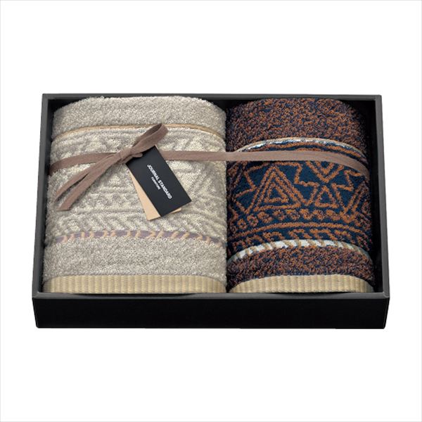 ■商品紹介内容/フェイスタオル:34×75×1・ウォッシュタオル:34×35×1 材質/綿70%・再生繊維（セルロース）30% ■パッケージサイズ：箱寸/200×300×65 ■重量：約329g メーカー希望小売価格はメーカーカタログに基づ...