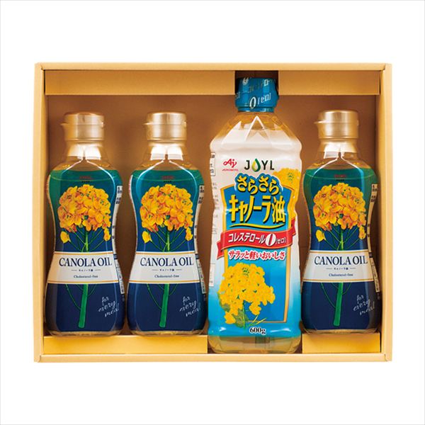 ■商品紹介内容/昭和キャノーラ油:300g×3・味の素さらさらキャノーラ油:600g×1 ■パッケージサイズ：箱寸/251×329×72 ■重量：約1913g メーカー希望小売価格はメーカーカタログに基づいて掲載しています ■さまざまなギフ...