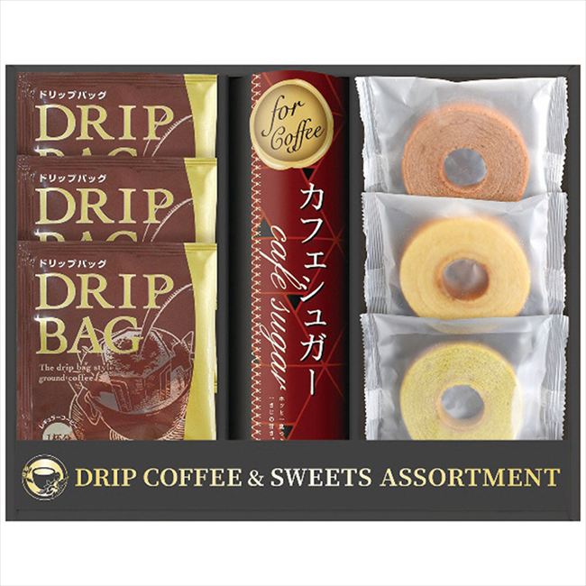 ■商品紹介：モンドセレクション銀賞受賞のセイコー珈琲。その確かな品質とこだわりを詰めた一杯をドリップコーヒーでいただけます。ミニバウムクーヘンをお供にお楽しみください。 ■商品内容：セイコー珈琲ドリップコーヒー8g×3袋・カフェシュガー5個...