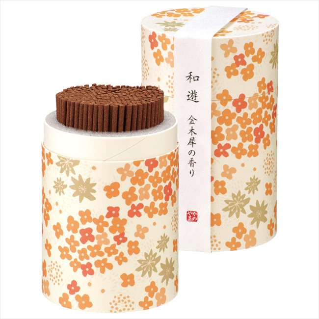 ■商品紹介： 秋の少し冷たくなってきた空気にふわりと香る金木犀（キンモクセイ）。どこか「懐かしさ」を呼び起こす香り。日々の暮らしに遊び心と和心を・・・「和遊」は、パリと京都のデザイナーがコラボレーションした遊び心ののある和モダンデザインのシ...