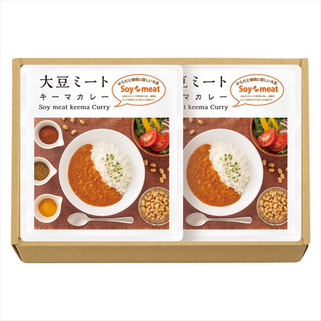 ■商品紹介：ヘルシーで旨みたっぷりのキーマカレー。大豆の栄養がたっぷりつまった大豆のお肉を使用した、ヘルシーなキーマカレーです。 ■商品内容：セット内容/大豆ミートキーマカレー（170g）×2 ■パッケージサイズ：18×23.5×2.5cm...