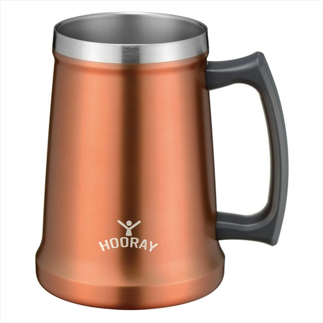 ■商品紹介：ステンレス真空断熱構造で飲み頃温度をキープします。安定感のある下広がりの本体、持ち上げやすい大型ハンドルで、ひんやり美味しいビールや温かい飲み物を堪能できます。 ステンレス真空断熱構造で飲み頃温度をキープします。安定感のある下広...