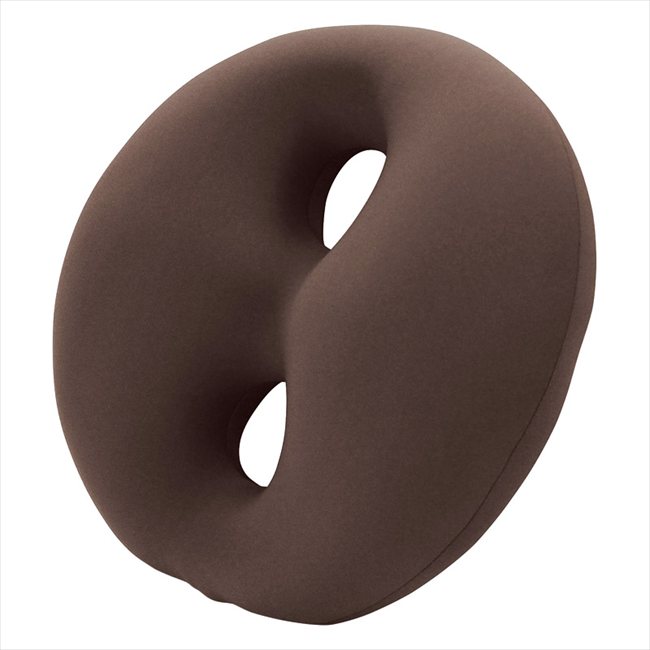 ■商品紹介：2つ穴で腰と背中にぴったりフィット。 2つ穴が作り出すカーブとパウダービーズ?の流動性でS字姿勢が自然に取れます。上体を支えるので、長時間の座り姿勢をサポートします。 ■商品内容： 側地:ポリエステル90%・ポリウレタン10%、...