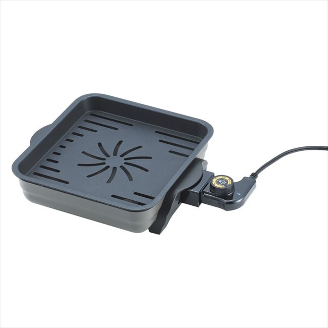 ■商品紹介：煙が出にくい卓上グリルプレート。余分な油がプレートから落ちてお肉がヘルシーに焼きあがります。水をはるので煙が出にくい仕様です。 煙が出にくい卓上グリルプレート。余分な油がプレートから落ちてお肉がヘルシーに焼きあがります。水をはる...