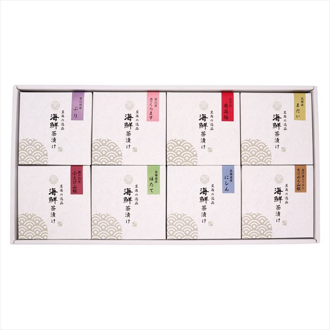 ■商品紹介：だし茶漬けとして!!だし茶漬けの具材にあう食感を追及し加工を施した国産産地にこだわった具材原料と、かつお節をベースにした化学調味料無添加のだしつゆ、薬味をセットにした海鮮茶漬けの詰合せ! 国産原料・品質にこだわりぬいた具材・原料...