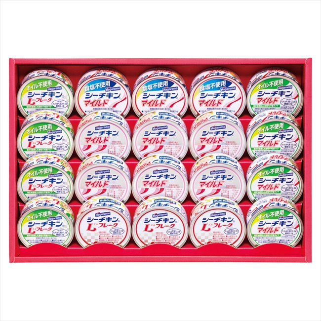 ■商品紹介：素材やカタチ、製法によって、さまざまなおいしさが楽しめる『シーチキン』の詰め合わせです。 素材やカタチ、製法によって、さまざまなおいしさが楽しめる『シーチキン』の詰め合わせです。 ■商品内容：シーチキンマイルド（70g）×6、オ...