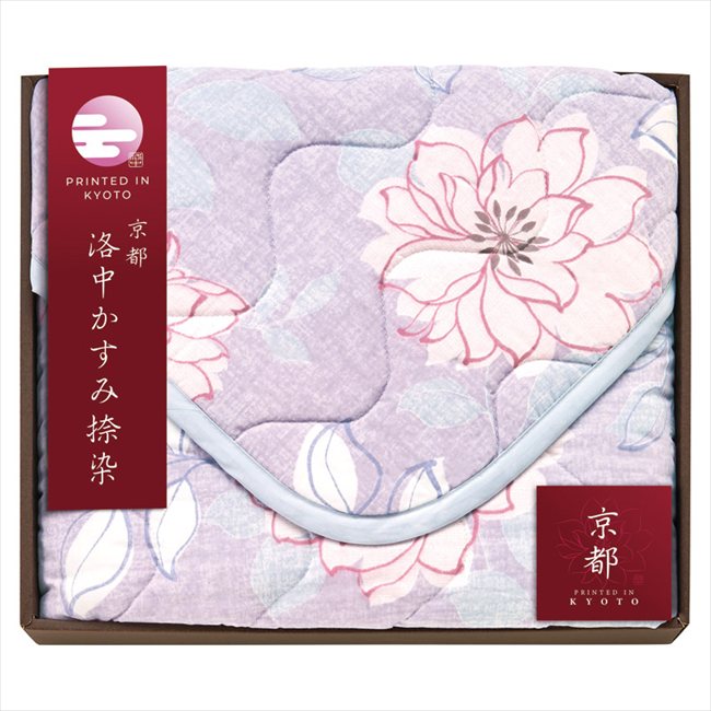 ■商品紹介：「日本の美」が受け継がれる古都・京都に残る捺染工場で染め上げました。グランドやリーフの部分は、版の彫りの深さを変える「段彫り」によって表現。濃淡が混ざりあった「かすみ」のようなぼかしで、優美な花柄を一層やわらかな印象に仕上げてい...