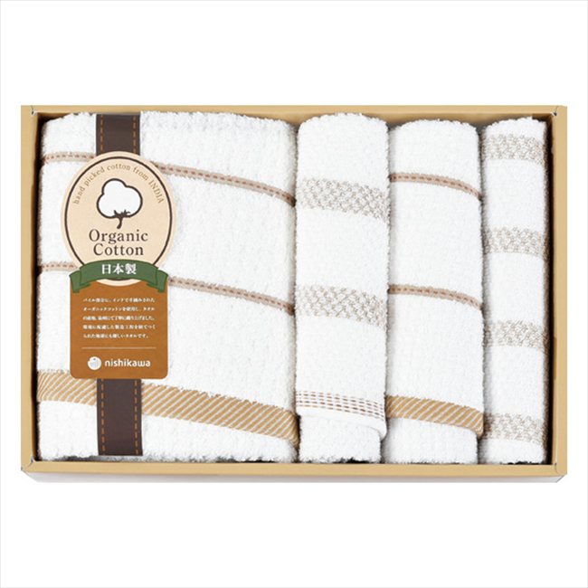 ※商品はお取り寄せとなりますのでご注意ください ■商品説明： ■商品内容:綿100%（パイル部分/オーガニックコットン100%） BT・FT×2・WT ■商品重量／容量：607g／ ■商品サイズ／パッケージサイズ：BT/600×1100mm...