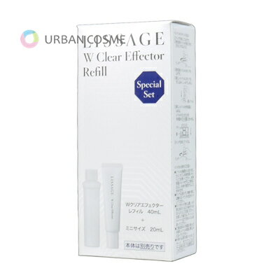 ブライトニング美容液のレフィルとミニサイズのセット。 セット内容 Wクリアエフェクター　レフィル　40ml×1個 Wクリアエフェクター　ミニサイズ　20ml×1個 広告文責アーバンコスメメーカー株式会社カネボウ化粧品区分日本製・医薬部外品電...