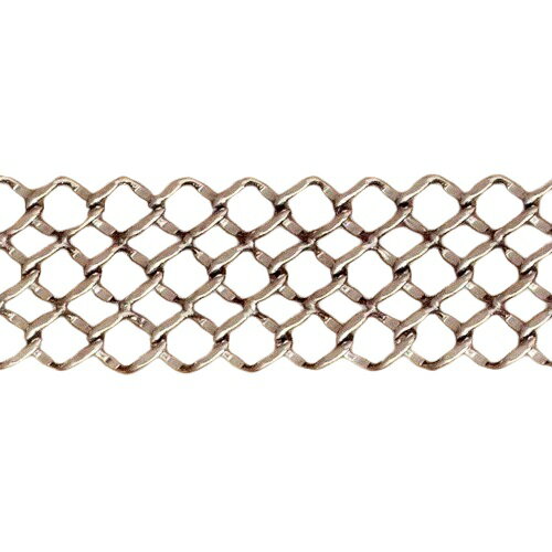 ブラスソルダーチェーンの略であるBS品番チェーンはその名の通り真鍮製のろう付け（溶接）チェーンになります。ろう付けしてあるためにチェーンの引っ張りに対して強度があり、細いチェーンでもすぐに切れることはありません。ある程度チェーンの強度が必要...