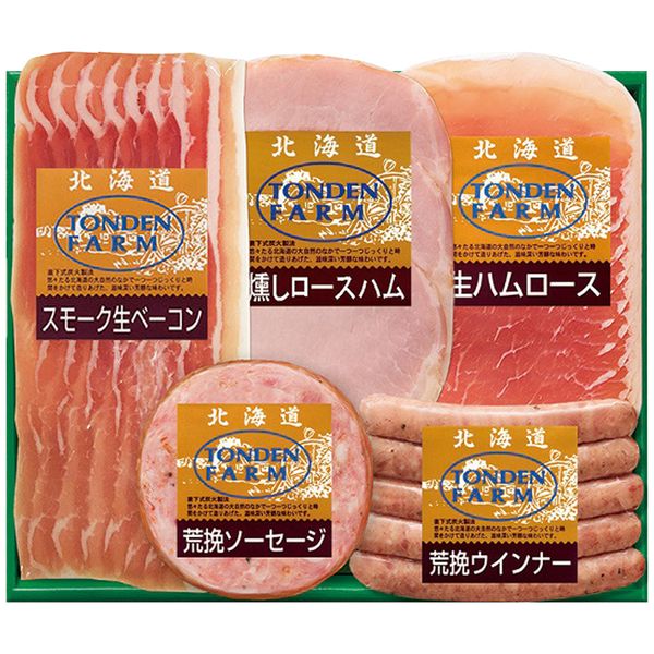 ポイント手間隙を惜しまずつくりあげた芳醇な味わい。トンデンファームのこだわりは昔ながらの炭火製法で燻煙・乾燥したハムやソーセージ。かまどの火を調整しながら一品一品出来上がりを見極めています。※写真はイメージです。内容・デザイン等変更になる場...