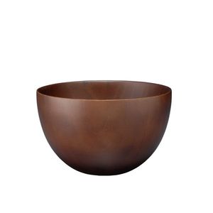 サイズ約 直径11.5×高さ6.5（cm）重量：約85g材質【ナチュラル・ダークブラウン・ライトブラウン】天然木表面塗装：ウレタン【うるし】天然木表面塗装：うるし容量1個（満水容量：約380ml）備考　【カラー】ダークブラウン　【生産国】中...