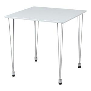 商品サイズ（mm）全体：幅750×奥行750×高さ720、耐荷重(天板)：30kg、天板厚み：18mm商品重量（kg）11.3素材塗装：ラッカー塗装、材質：■甲板の表面材：プリント紙化粧繊維板 ■構造部材(脚部)：金属(鋼) ■表面加工(甲...