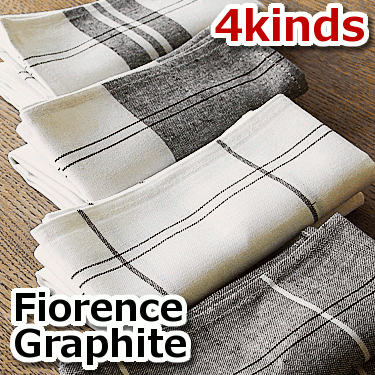 サイズ 47 x 70 cm 素材 リネン 53%コットン47%リトアニア製 純粋なリネン糸とピュアーコットンで作られたフローレンスシリーズのリネンキッチンクロス（ふきん）。上質な素材を使用して柔らかく、しなやか生地に織りあげてあります。丈...