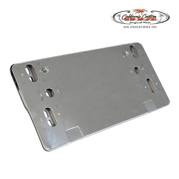 メーカー - 品名 ナンバーステー G 管理番号 m449 品番 - 内容 ナンバーステー本体 仕様 - 説明 汎用ナンバーステーGです。 プレートタイプとなっています。 サイズは画像を御覧下さい。 ※日本規格のナンバープレート用、穴あけ不...