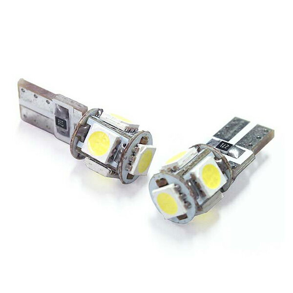 メーカー - 品名 LEDバルブ　2個セット 管理番号 e281 品番 - 内容 バルブ本体 仕様 バブル規格：T10 ホワイト発光 説明 主にスモール球やルームライトなどに使用される、T10規格のLEDバルブ（ホワイト）2個セットです。 ...