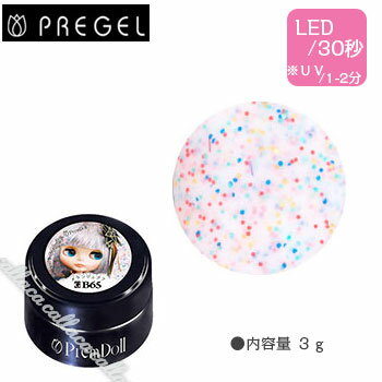 PREGELとファッションドールBlytheとのコラボレーションシリーズ第8弾。 ●内容量・備考 　3g 　　 ●硬化目安　　硬化目安　　UV：約1〜2分　　 LED：約30秒