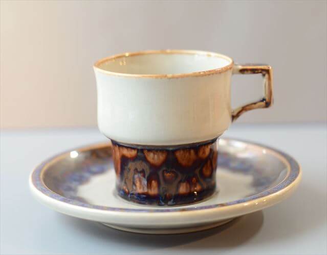 洗練された北欧ヴィンテージを演出！デンマークの陶器メーカーB&GのMEXICOシリーズ・カップ＆ソーサーです。メーカーが変遷していく中でデザイナーを勤め続けたJens.H.Quistgaard クイストゴーデザインのものになります。クイスト...