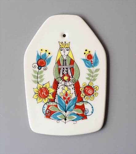 かわいい北欧ヴィンテージの空気感を演出！ノルウェー製 Figgjo(フィッギオ)社のSAGAシリーズ 陶板/チーズボードです。かわいい北欧デザインの代名詞的存在の一人Turi Gramstad Oliver（チューリ・グラムスタッド・オリヴ...