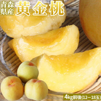 今季食べ納めにふさわしい！ 青森県津軽地方の黄桃「黄金桃」を産地直送いたします♪ もぎたての「固め」をお届け致しますので、固めが好きな方はバリバリの桃！ 常温で追熟して頂くと柔らかくなってきますので、お好みの柔らかさに追熟してお召上がりくだ...