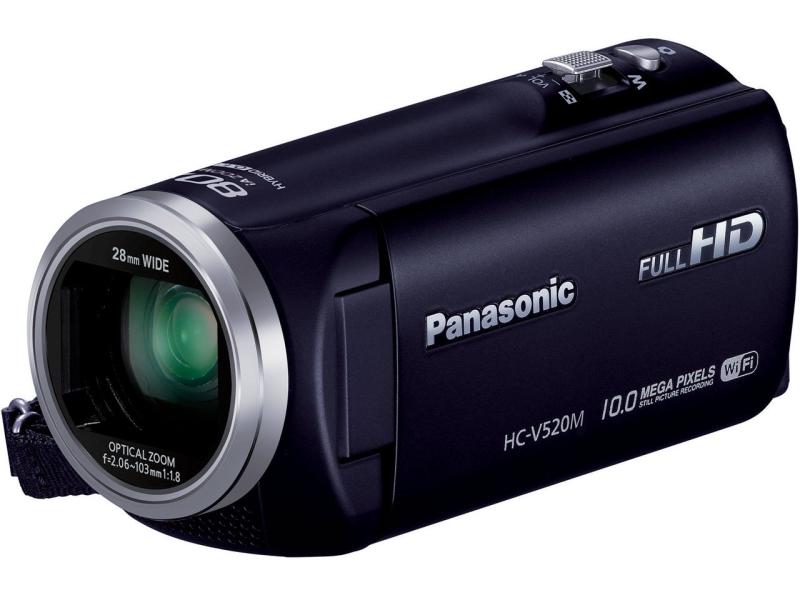 パナソニック デジタルハイビジョンビデオカメラ V520 内蔵メモリー32GB ダークネイビー HC-V520M-A外形寸法 : 高さ5.9×幅5.3×奥行12.1cm(付属バッテリー装着時)本体質量/使用時質量 : 約226g/約269g...