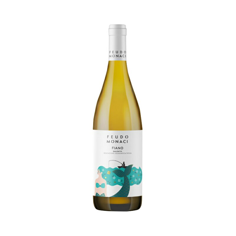 Feudo Monaci&nbsp; Fiano Salento Bianco &nbsp; 緑を帯びた淡い黄色に、凝縮感のあるフルーティなブーケ、心地よい芳香があり、フレッシュでやさしい味わいです。魚介類の前菜やパスタなどと相性のよいワイ...