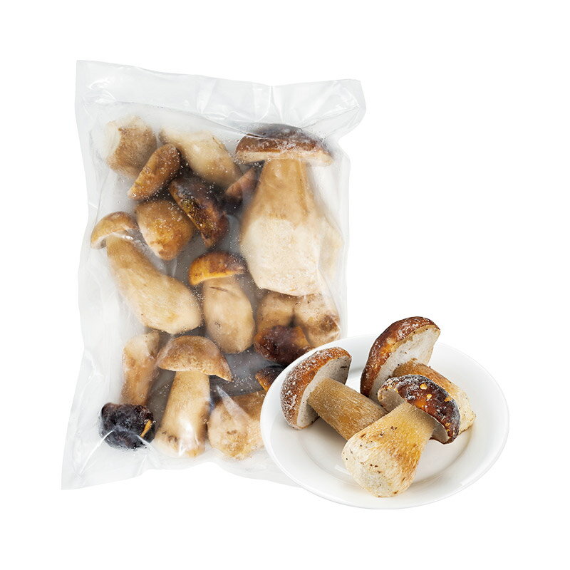 Funghi Porcini Surgelati Interi イタリアのきのこの王様と呼ばれるポルチーニを冷凍したものです。 前菜や、パスタ、リゾットなど幅広くお使いいただけます。 かぐわしい芳醇な風味をどうぞお楽しみください。 形を活か...