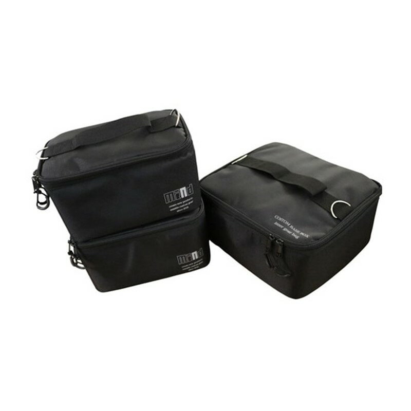 【インナーギアバッグ】 サイズ M：W26cm×D22cm×H13cm カラー：ブラック 素材：ポリエステル1680D 《特徴》 ・アルミコンテナにシンデレラフィット ・分割が取り外し可能で、自由に調整できる ・分けてしまう収納ポケットがあ...