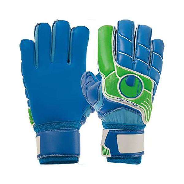 uhlsport(ウールシュポルト) サッカーGKグローブ ファングマシーネ アクアソフト ハーフネガティブ WINDBREAKER 1000147-01 パシフィック/フローグリーン【商品名】ファングマシーネ アクアソフト ハーフネガティ...