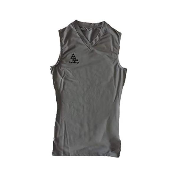 [サイズ]…Lサイズ（身長172-178cm、胸囲93-99cm、身丈67cm、身幅44cm）。[素材]…（ポリエステル83%、ポリウレタン17%）。SVOLMEスボルメ ノースリパワーインナー。フットサルブランド”SVOLMEスボルメ”。...