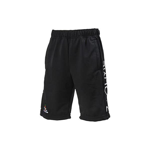 [サイズ]…150cm（身長145-155cm、ウエスト58-66cm、総丈42cm、股下20cm）。[素材]…ポリエステル100%。カラー [010] (BLACK) ブラック。SVOLMEスボルメ ジャージハーフパンツ。フットサルブラン...