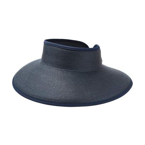 くるくるっとまとめられるつばの広いブレードバイザー