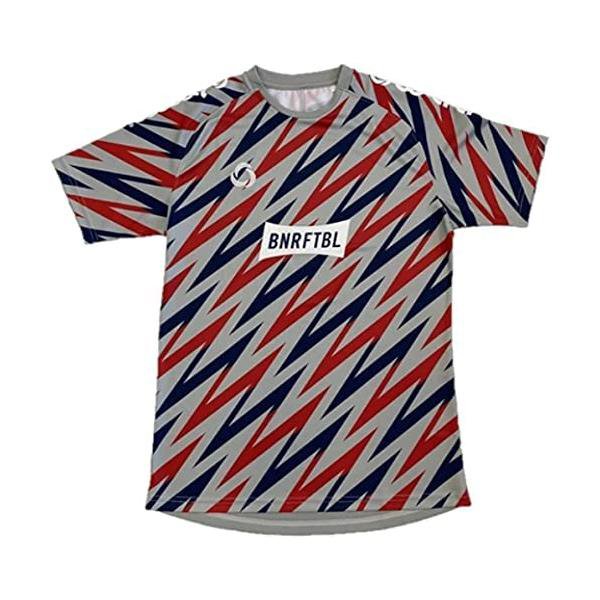 ボネーラ(bonera) サッカー・フットサル プラクティスシャツ BNR-PS065T グレー肌触りの良いポリエステル生地に昇華にてオリジナルデザインを施し、背面はメッシュ生地を採用し、吸汗速乾性を上げ、ウエア内を快適な状態に保ちます。や...
