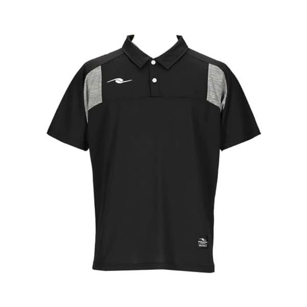 肌触りが良く通気性に優れ、高い吸汗速乾機能を持つパウダーメッシュ素材を使用した移動着に最適なドライポロシャツ